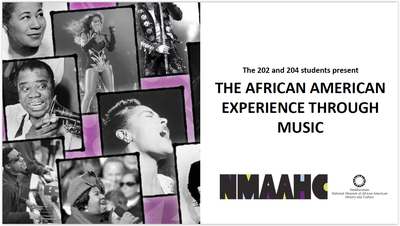 The African American experience through music - Mélo